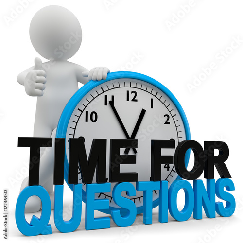 "3d Männchen Time for Questions" Stock photo and royalty-free images on ...