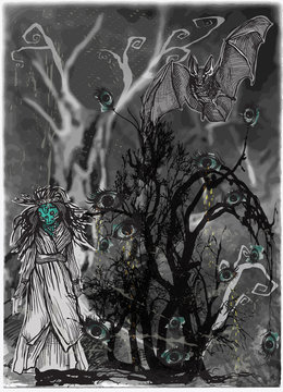 Scary Dummy Puppets Drawings
