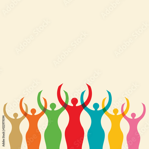 "Concept of woman unity." Stock image and royalty-free vector files on ...