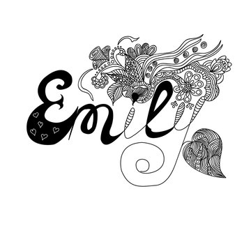 Emily Name Tattoo Designs