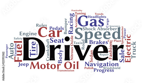 "Driver word cloud. Transport concept." Stock image and royalty-free ...