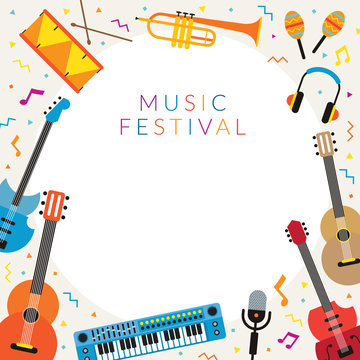 Music Instrument Borders