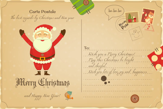 Christmas Postcard Back Images – Browse 1,938 Stock Photos, Vectors ...