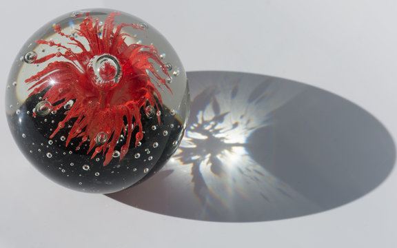 Shattered Glass Paperweight 1984