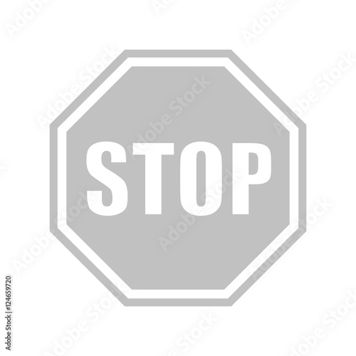 "Gray vector stop sign" Immagini e vettoriali Royalty Free su Fotolia ...