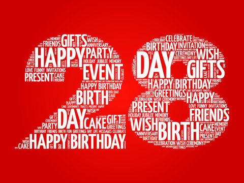 Happy-28Th-Birthday Images – Browse 19 Stock Photos, Vectors, and Video ...