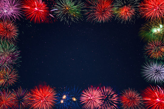 Fireworks Border