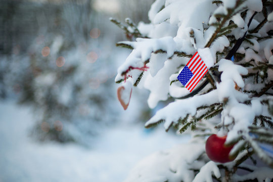 Winter American Flag Images – Browse 6,903 Stock Photos, Vectors, and ...
