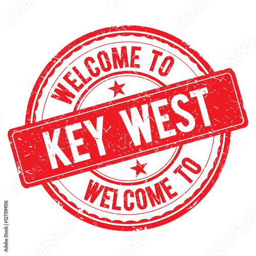 "Welcome to KEY WEST Stamp." photo libre de droits sur la banque d ...