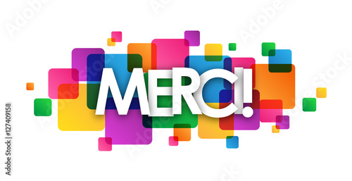 "Carte "MERCI"" fichier vectoriel libre de droits sur la banque d ...