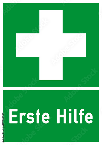 "nrs3 NewRescueSign nrs - ks144 Kombi-Schild - Erste Hilfe ...