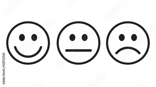 "Smiley icon outline set vector" Stockfotos und lizenzfreie Vektoren ...