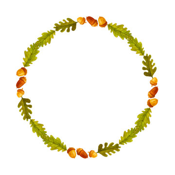 Purple Acorn Border