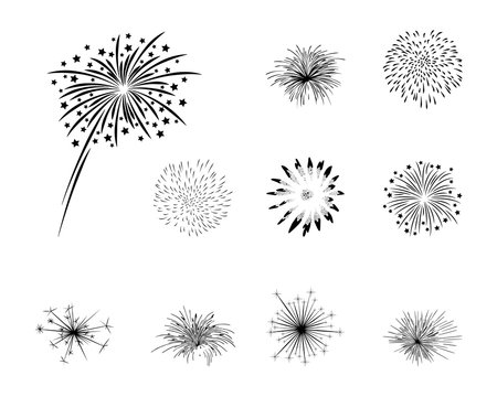Chieveley Fireworks Clipart