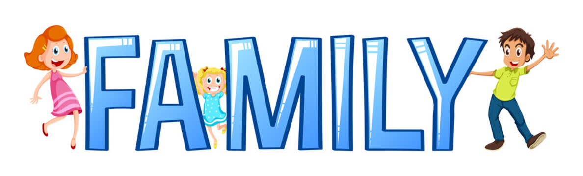 Afbeeldingen over "Word Family" – Blader in stockfoto's, vectoren en ...