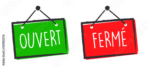 Ouvert Fermé Fichier Vectoriel Libre De Droits Sur La Banque Dimages