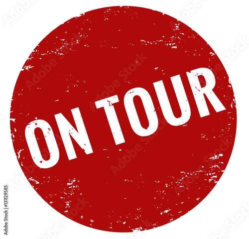 "On Tour Stempel rot " Stock image and royalty-free vector files on ...