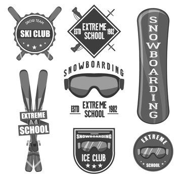 Ski And Snowboard Club Logo Images – Browse 961 Stock Photos, Vectors ...