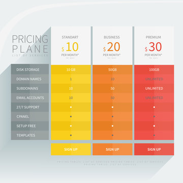 Service Price Comparison Table Images – Browse 3,083 Stock Photos ...