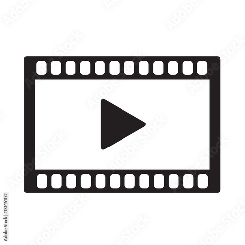"video icon on white background. video icon sign." fichier vectoriel ...