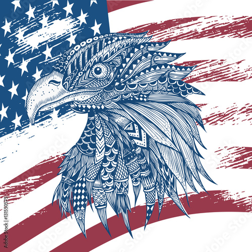 Eagle Zentangle Patterns