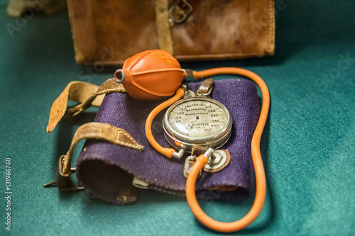 "Vintage blood pressure cuff" Stock photo and royalty-free images on ...