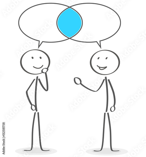 Illustration Eines Netten Sprechenden