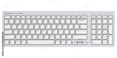 "White wireless computer PC keyboard" Stock photo and royalty-free ...