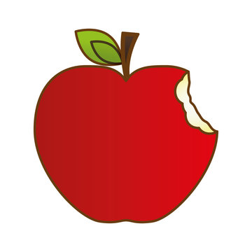 Bitten Apple Clip Art