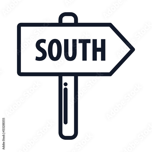 "South Icon Illustration Isolated Vector Sign Symbol" fichier vectoriel ...