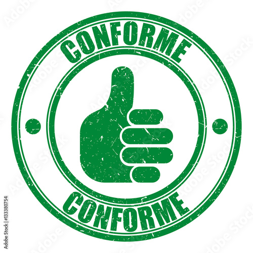 "Logo conforme." fichier vectoriel libre de droits sur la banque d ...