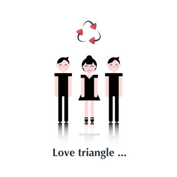Love Triangle Silhouette Images – Browse 2,268 Stock Photos, Vectors ...