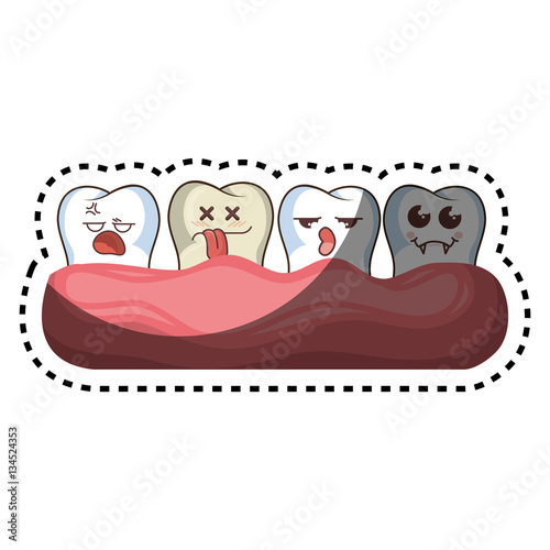 Kawaii Cartoon Fangs