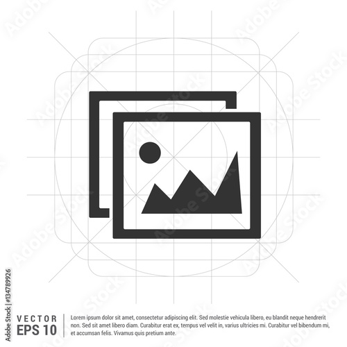 "Photo Frame Icon" Stock image and royalty-free vector files on Fotolia ...