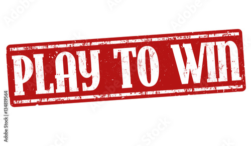 "Play to win sign or stamp" Stock image and royalty-free vector files ...