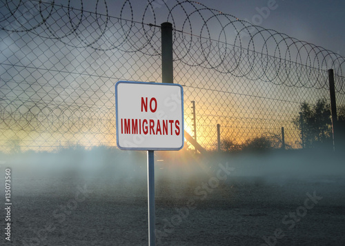 "No immigrants sign" Stock photo and royalty-free images on Fotolia.com ...