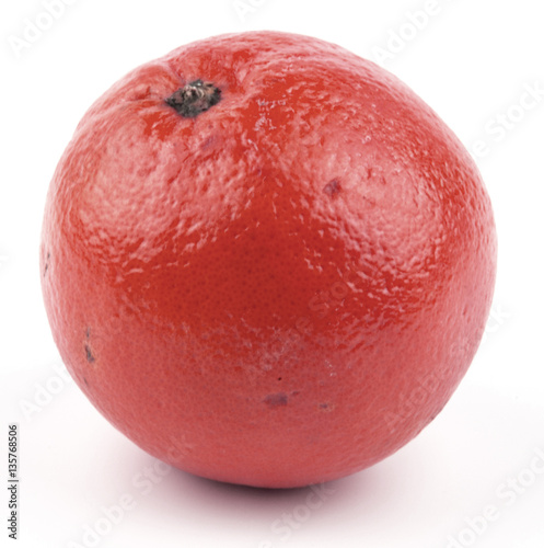 "Beautiful colorful red orange fruit isolated on white background ...