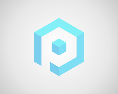 P Cube Logo Design