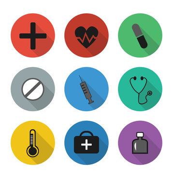 Round Medical Icons Images – Browse 125,130 Stock Photos, Vectors, and ...