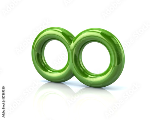 Green Light Infinity Symbol