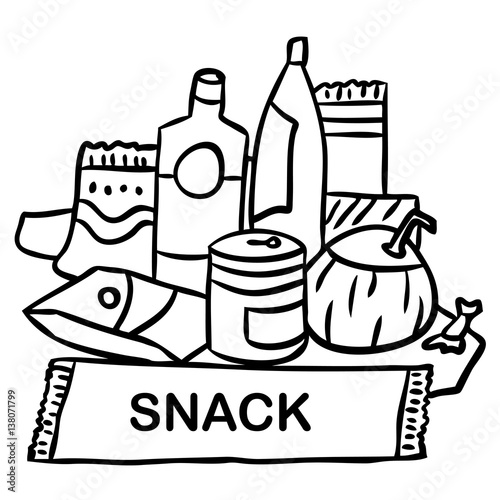 "word cartoon snack" Stock image and royalty-free vector files on ...