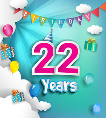 Happy 22Nd Birthday photos, royalty-free images, graphics, vectors ...