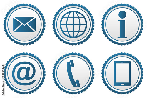 "Kontakt Icons Buttons" Stock image and royalty-free vector files on ...