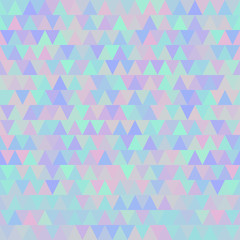 Sewing fabric with Soft holographic triangles texture seamless - CottonBee