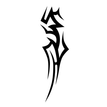 Straight Line Tribal Tattoos