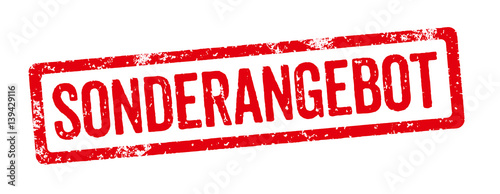 "Roter Stempel - Sonderangebot" Stockfotos und lizenzfreie Bilder auf ...