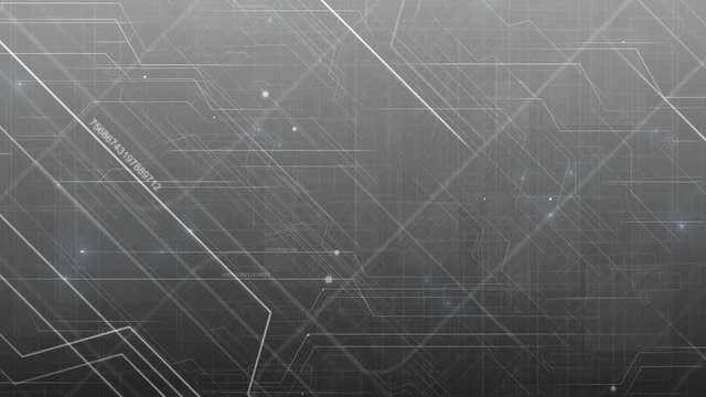 Tech Background Grey