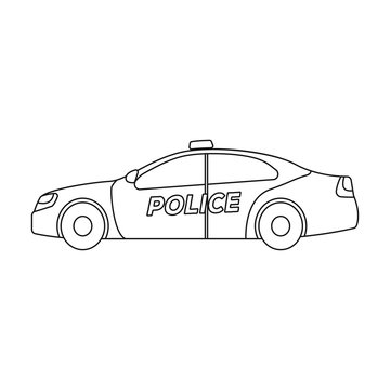 Police Car Outline