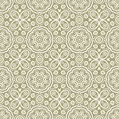 Sewing fabric with Arabic, islamic, indian seamless pattern - CottonBee