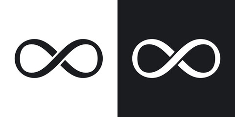 Infinity Symbol Black And White stock photos and royalty-free images ...